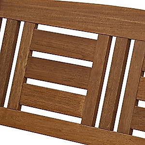 Furinno Tioman Hardwood Patio / Garden / Outdoor Porch Swing, Swing B, Natural