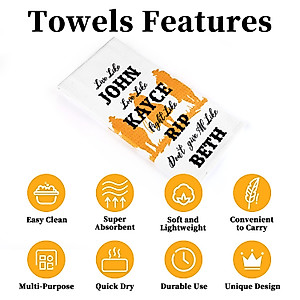 Agifteria TV Show Merchandise for Women, Beth Dutton for Men Funny Kitchen Towels Dutton Ranch Decor Merch Gifts Idea for Birthday Housewarming Don't Make Me Go Beth Dutton On You