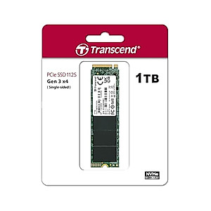 Transcend 1TB NVMe PCIe Gen3 x4 MTE112S M.2 SSD Solid State Drive TS1TMTE112S