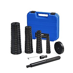 Orion Motor Tech 52-in-1 Custom Bushing Driver Tool Set and Transmission Wheel Axle Bearing Race Seal Installer Remover, Bush Removal Puller Bearing Press Tool Kit
