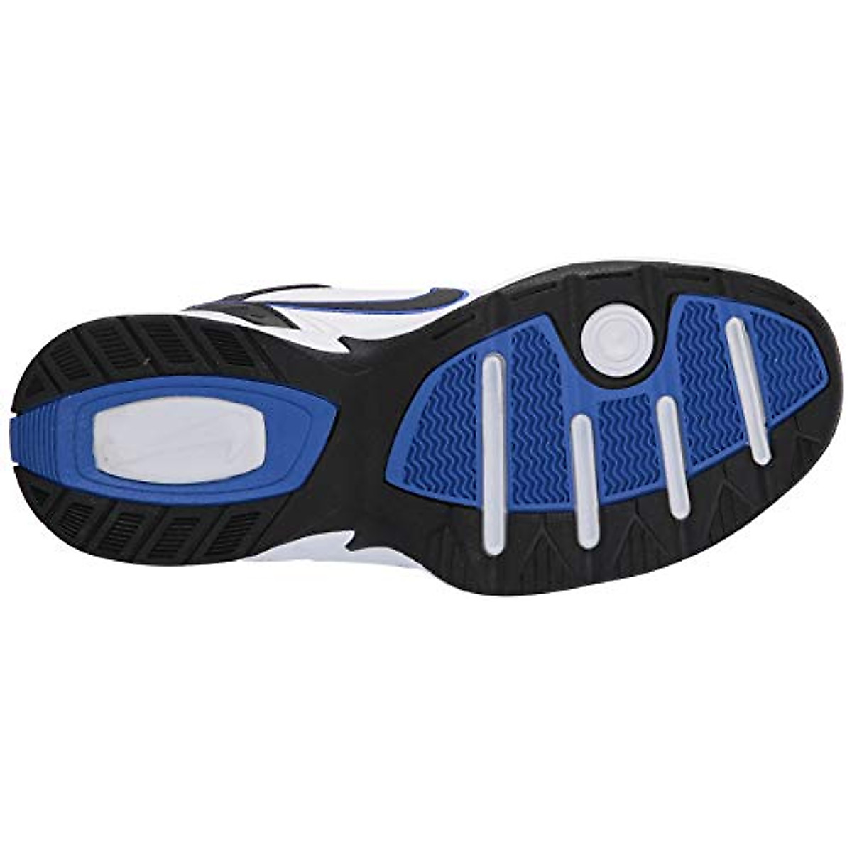 Nike Men's Air Monarch IV (4E) Cross Trainer, Black/Black-White-Racer Blue, 9