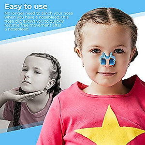 Zipwaze Stop Nosebleeds Epistaxis Clips Nose Bleed Stopper Nasal Clip Treatment 3 Pack