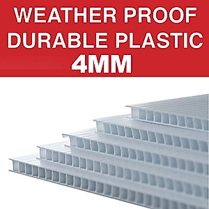 FOR RENT Yard Signs Double Sided Prints on 24" x 18" Corrugated Plastic Lawn Sign + Heavy Duty H-Stakes Wire Stand (2)