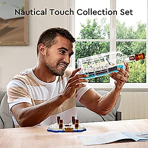 Allupal Titanic Ship in a Bottle Creator Expert Building Kit, Collectible Display Model Set, Creative Gift Toy for Adults and Teens Age 14+ (1000 Pieces)