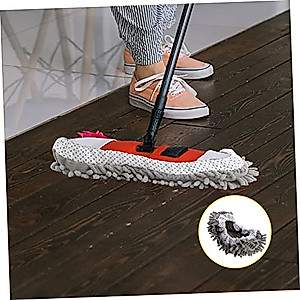 Lurrose 2 Pairs Mopping Slippers Cover Foot Cleaner Dust Mops Shoe Covers for Indoors Floor Cleaning Tool Kitchen Mop Floor Cleaning Shoes Dust Mop Covers Elastic Cleaning Tools Cleaner