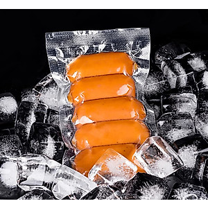 Beeiee Vacuum Sealer Bags for Food Saver 10" x 16', Seal a Meal, Rolls with BPA Free,Heavy Duty,Great for vac storage, Meal Prep or Sous Vide (10" x 16')