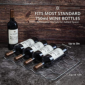 Ivation 33 Bottle Dual Zone Wine Cooler Refrigerator w/Lock | Large Freestanding Wine Cellar For Red, White, Champagne & Sparkling Wine | 41f-64f Digital Temperature Control Fridge Glass Door Black