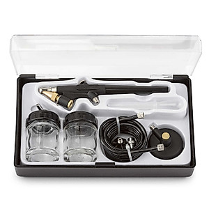 PointZero Single-Action 22cc Siphon-Feed Airbrush Set - .8mm Nozzle