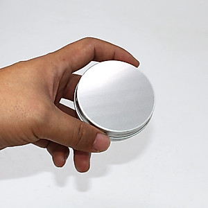 X-Haibei 2 Empty Tin Case for Lotion Bar Soap Hair Wax Shampoo Conditioner Bars Aluminum