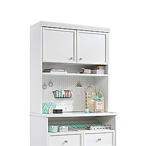 Sauder Craft Pro Series Hutch, White finish