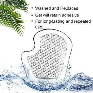 Kimihome Metatarsal Pads 8 Count Gel Cushions, Ball of Foot Cushion Protect and Relieve Metatarsal, Sesamoid, Ball of Foot Pain - 4 Pairs