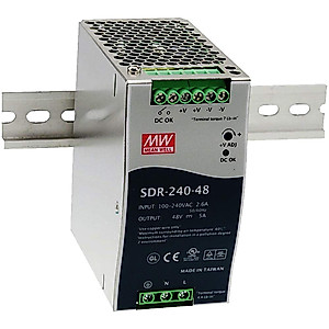 Meanwell SDR-240-48 Power Supply - 240W 48V 5A - Slim High Effi.