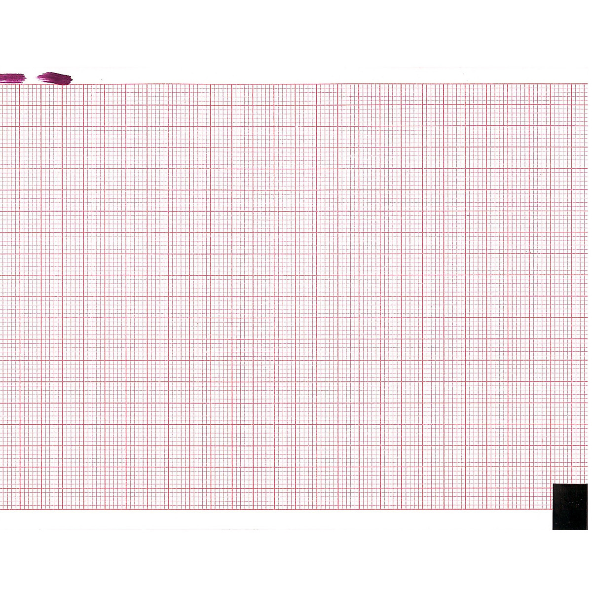 ECG Paper 110MM X 140MM X 200 Sheets RED Grid (Works for Nihon KOHDEN FQX110-2-140) (5)