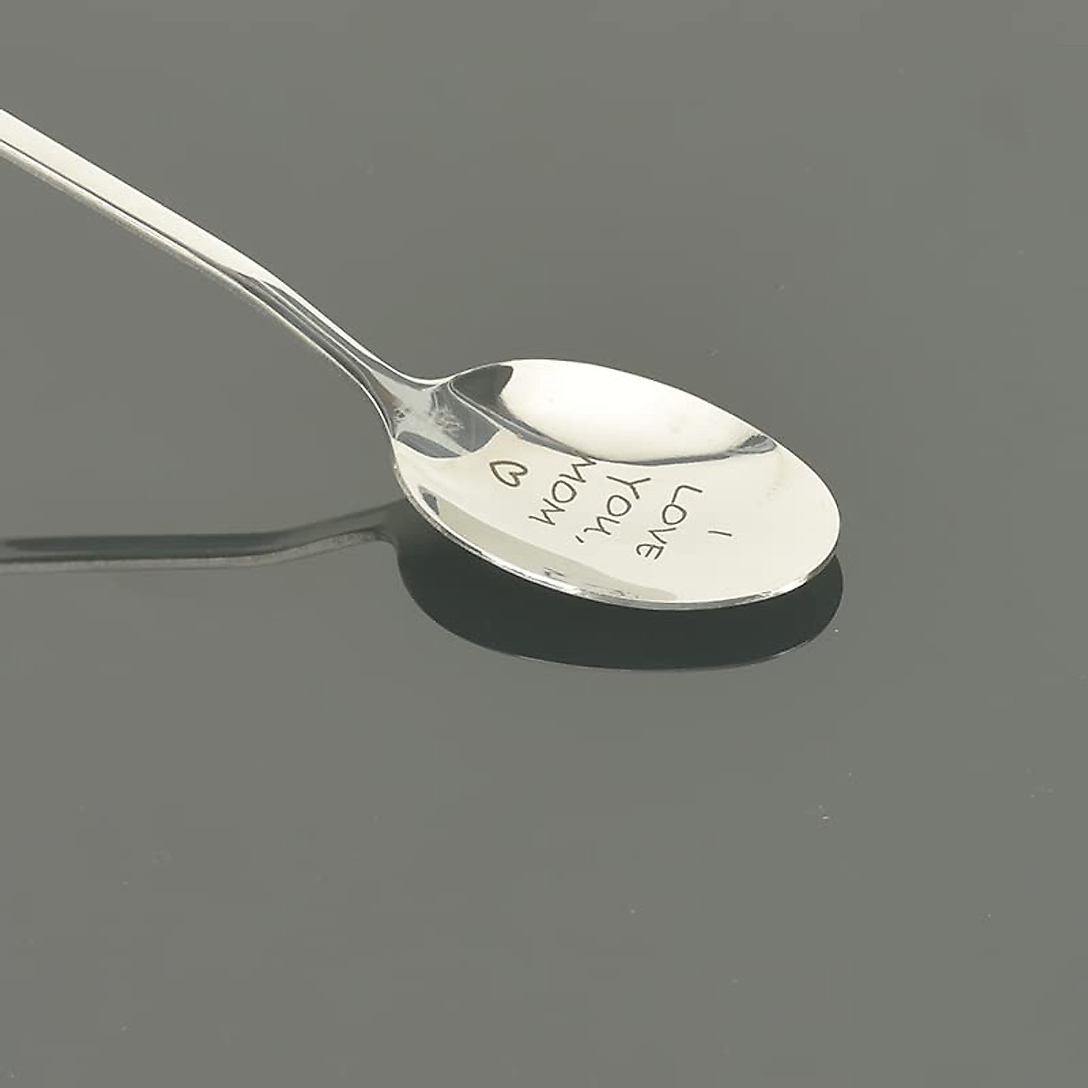 Mom Christmas Gifts from Son Daughter - I Love You Mom Spoon Gifts for Mommy Birthday Gifts for Mother from Son to Mummy Xmas Gifts