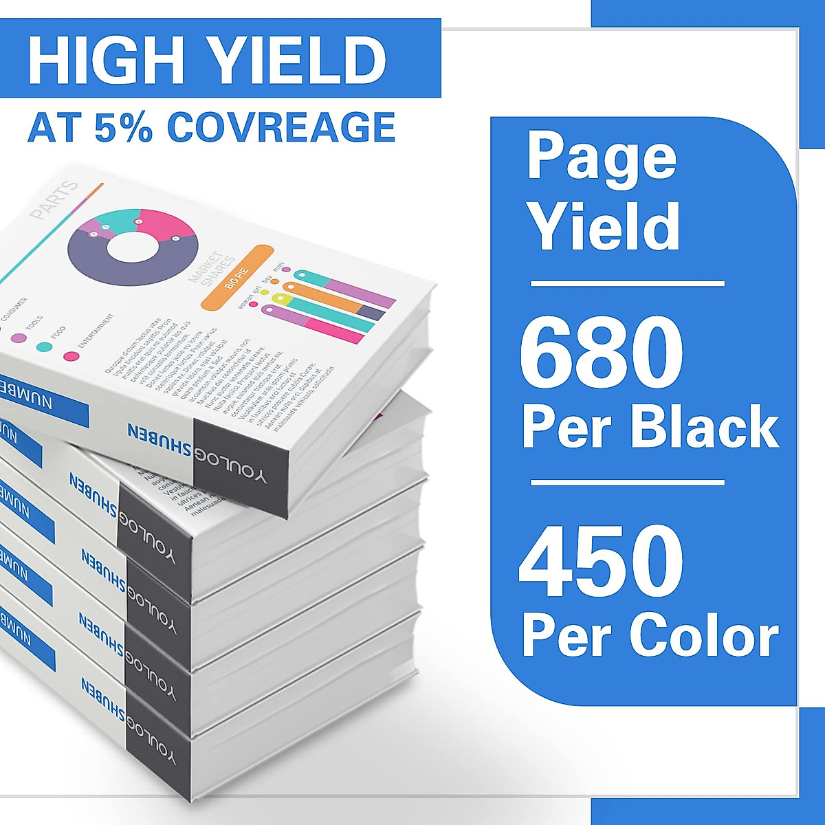 JONITY Remanufactured Ink Cartridges 245 XL and 246 XL Replacement for Canon 245 & 246 PG 245XL CL 246XL for Canon PIXMA MX492 MX490 MG2920 MG2922 MG2420 IP2820 Printer (1 Black 1 Tri-Color)