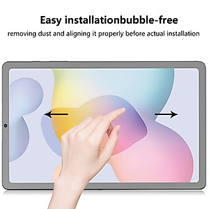 Warmyee [2 Pack] Screen Protector for Samsung Galaxy Tab S6 Lite 10.4 Inch (2022/2020), Galaxy Tab S6 Lite 10.4 inch SM-P610/P613/P615/P619, Tempered Glass