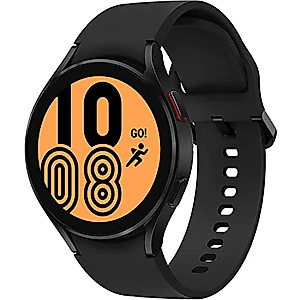 Samsung Galaxy Watch 4 40mm Smartwatch with ECG Monitor Tracker for Health Fitness Running Sleep Cycles GPS Fall Detection LTE US Version, Black (Renewed)