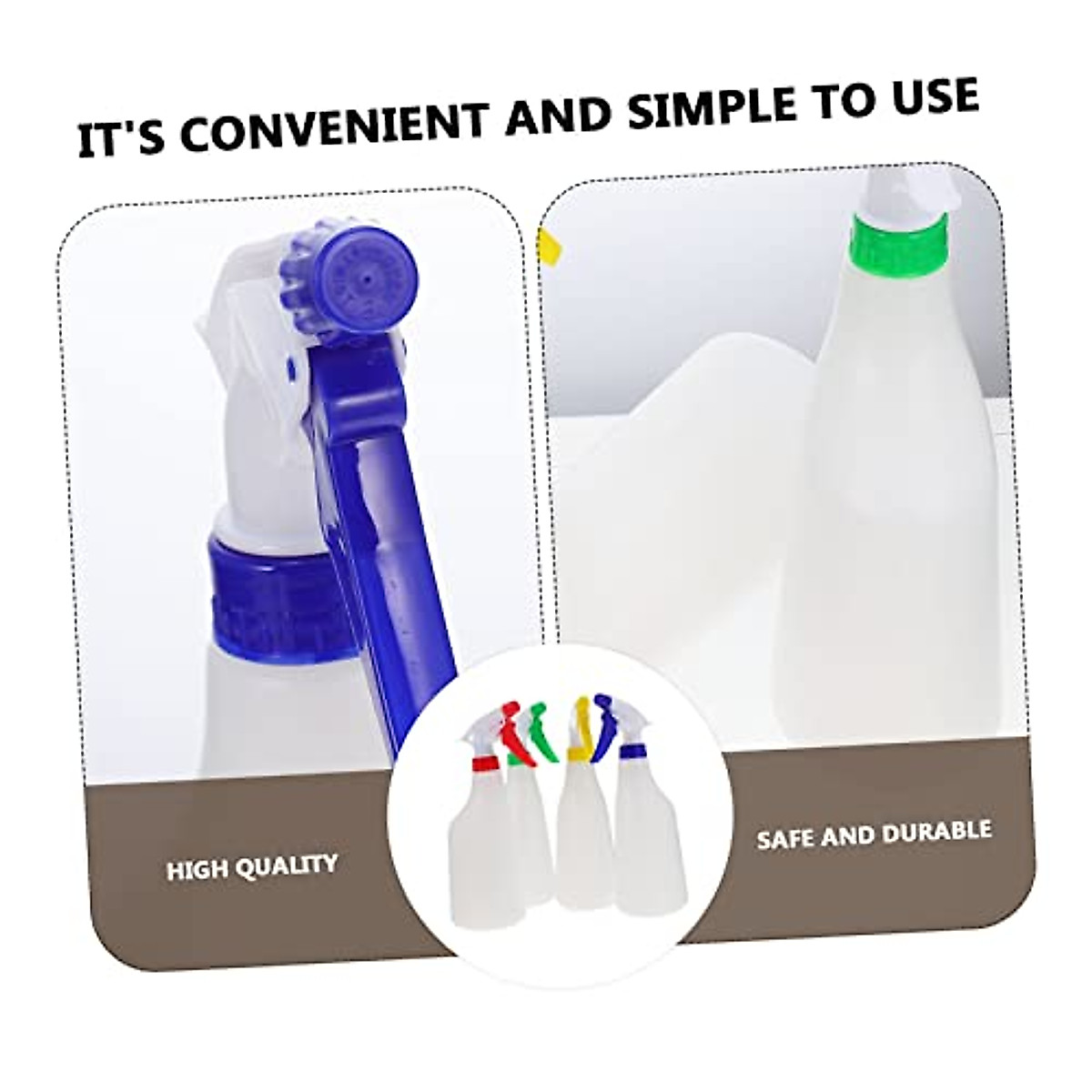 FRCOLOR 4pcs Spray Bottle Watering Can Plant Tools Nursing Flower Sprinkler Spray Bottle for Plants Gardening Sprayer Cleaner Spray Bottle Outdoor Watering Tool Water Spray Can Care