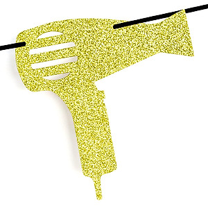 Black Glitter Congrats Barber Banner - Congrats graduation Sign for Barber, Congrats Grad Party Decorations for Barber