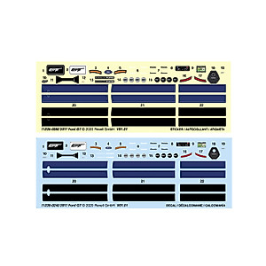 Revell 85-1235 2017 Ford GT Model Car Kit 1:24 Scale 27-Piece Skill Level 2 Plastic Easy-Click Model Building Kit, White