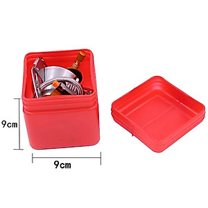 AIROKA 3900W Windproof Backpacking Stove Outdoor Camping Stove with Piezo Ignition Mini Size Stainless Steel Camp Stove for Outdoor Camping Hiking and Picnic