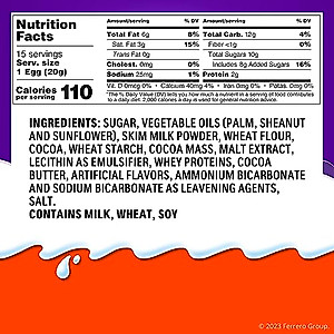 Kinder Joy Eggs, 15 Count, Treat Plus Toy, Halloween Party Fun, Kids Party Favors, Sweet Cream And Chocolatey Wafers, Individually Wrapped, 10.5 Oz