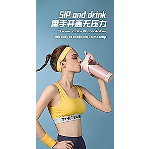 ZWZX Electric protein shaker bottle Electric shake cup Rechargeable high speed - Made of tritan - BPA Free - 28ounce Portable mixing cup（Pink）