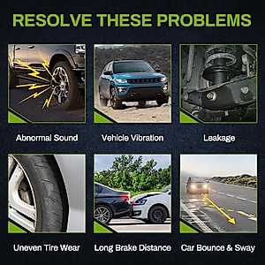 AUTOSAVER88 Front Complete Struts & Coil Spring Assembly Compatible with 2001-2012 Ford Escape, 2001-2006 & 2008-2011 Mazda Tribute, 2005-2011 Mercury Mariner