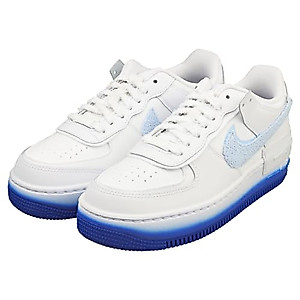 Nike Women's Air Force 1 Shadow White/Royal Tint-Racer Blue (FJ4567 100) - 8