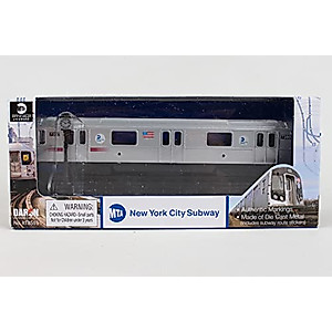 Daron MTA Diecast Subway Car Silver Medium