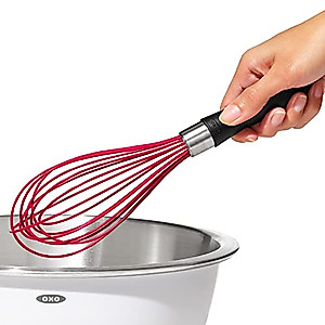 OXO Good Grips 9-Inch Silicone Whisk - Red
