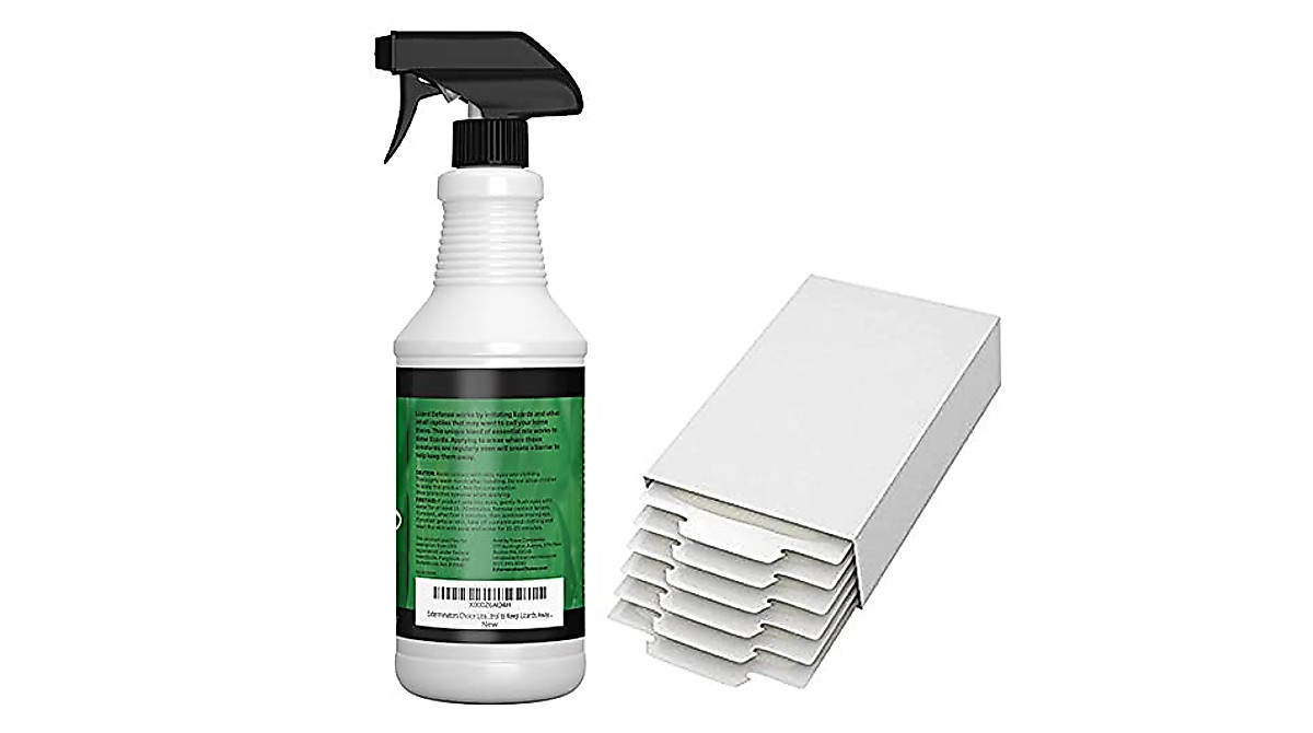 Exterminators Choice Lizard Defense Spray + Traps | Natural, Safe