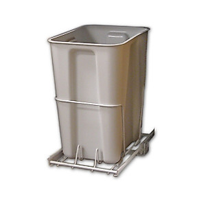 ClosetMaid 3103 Pull Out Trash Bin, 24-Quart, White