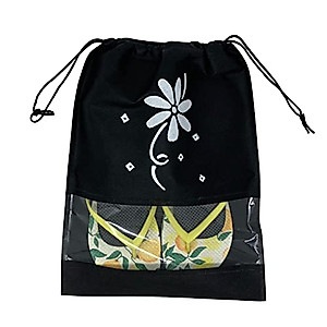 Old Navy Women Beach Summer Casual Flip Flop Sandals with Peekaboo Dust Cover (9 Lemon & Black Flip Flops)