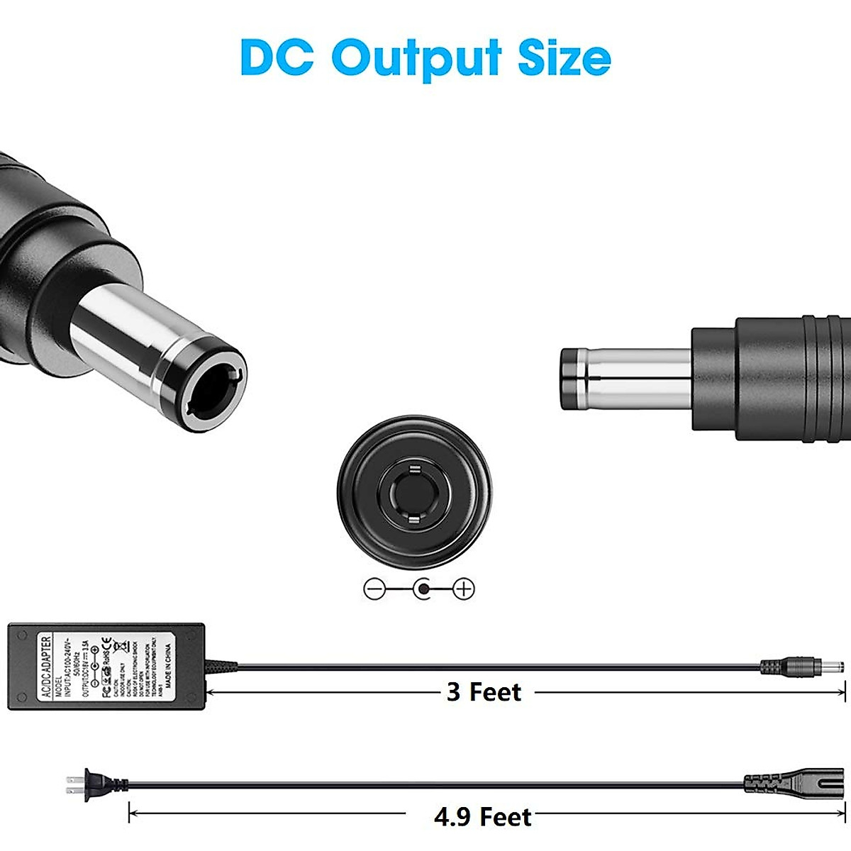 Punasi 18V Charger for Brookstone Big Blue Power Supply for Big-Blue X Indoor Outdoor Wireless Bluetooth 849504 849504p KSAS0451800200HU Power Cord Replacement