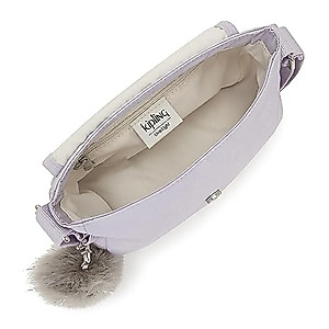 Kipling Women's Sabian Mini Crossbody, Lightweight Everyday Purse, Shoulder Bag, Fresh Lilac GG
