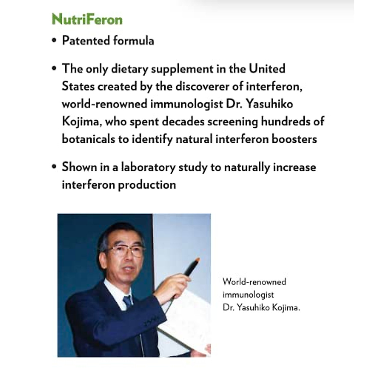 Shaklee - NutriFeron® Immune-Boosting Botanical Blend - Developed by Renowned Immunologist - Promotes Healthy Immune Function with Interferon-Boosting Ingredients - Contains Zinc - 60 Caplets