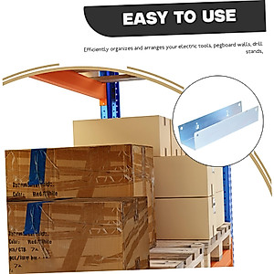 KICHOUSE Power Tool Organizer Garden Tool Organizer Pegboard Hanger for Garage Drill Rack Drill Wall Storage Garage Hanger Power Tool Rack Tool Organizer Rack Tools Stainless Steel Silver