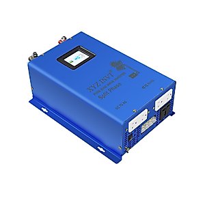 XYZ INVT 3500W 120/240V Split Phase Pure Sine Wave Off-Grid 7000W Peak Inverter 24V DC to AC Output for Solar Systems