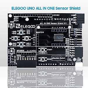 ELEGOO Upgraded UNO R3 Most Complete Starter Kit V2.0 with Tutorials Compatible with Arduino, STEM Projects for Kids, Teens, Adults, Robotics & Engineering Kits, Science | Coding | Programming Set