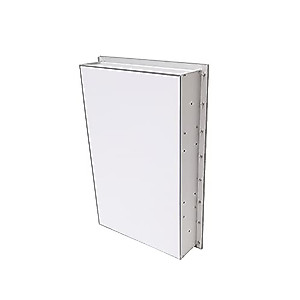 FixtureDisplays® 16X24" Recess Glass Mirror Vanity Bathroom Medicine Cabinet Aluminum Frame 15112-NF