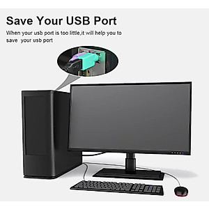 PS2 to USB Female,PS/2 Male Converter Changer Adapter for Keyboard Mouse 2pcs by Oxusbor(Notice:Can't Match All Motherboard,Have Matching Problem)