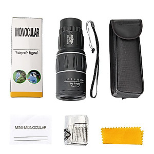 16X52 Monocular Telescope with Tripods, NOBLEDUCHESS High Power Prism Compact Monoculars for Adults Kids, HD Monocular Scope for Bird Watching Hiking Concert Travelling