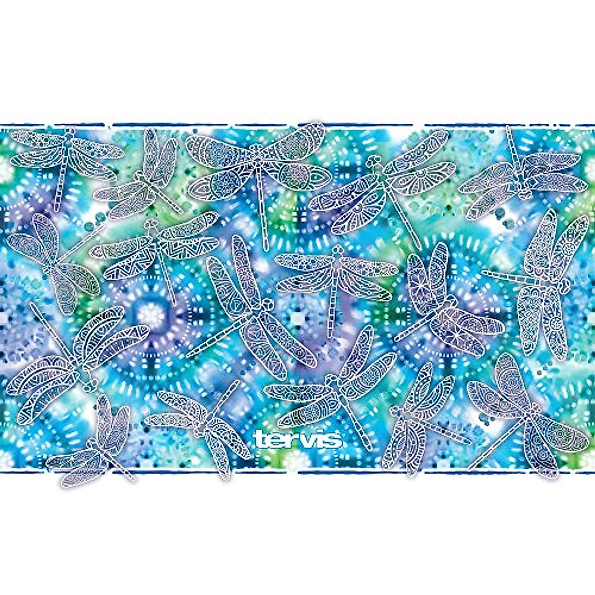 Tervis Tie Dye Dragonfly Triple Walled Insulated Tumbler Travel Cup Keeps Drinks Cold & Hot, 20oz, Stainless Steel