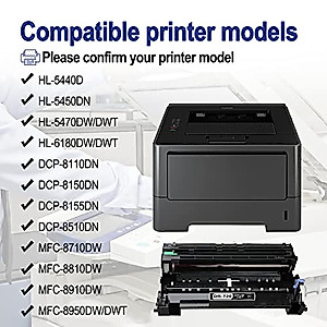 (1 Pack,Black) DR720 DR-720 Compatible Drum Unit (Not Include Toner) Replacement for Brother HL-5440D HL-5450DN HL-5470DW/DWT DCP-8110DN DCP-8150DN DCP-8155DN MFC-8710DW Drum Unit Printer