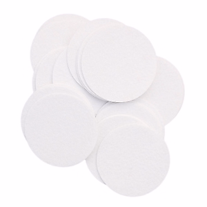 Playfully Ever After 4 Inch White 16pc Stiff Felt Circles