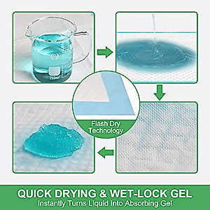 Deep Dear Extra Large Dog Pee Pads 28"x34", Thicker Puppy Pads, Super Absorbent Pee Pads for Dogs, Disposable Dog Training Pads for Doggies, Cats, Rabbits, Leak-Proof Pet Potty Pads for Housetraining