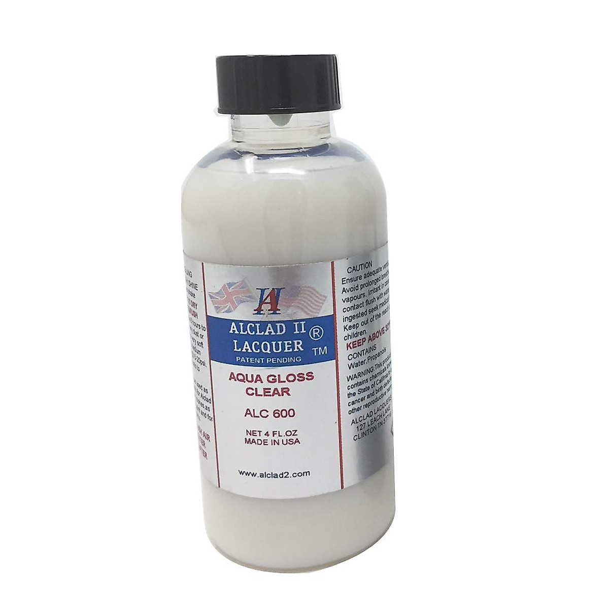 Alclad II Lacquers Aqua Gloss 4oz, ALC600