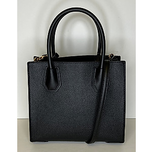 Michael Kors MICHAEL Michael Kors Mercer MD Messenger bundled SM TZ Coinpouch Purse Hook (BLK)