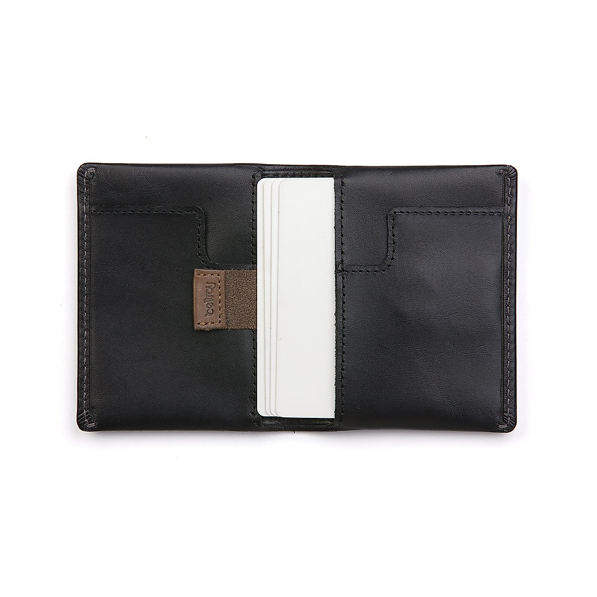 Bellroy Slim Sleeve, slim leather wallet (Max. 8 cards and bills) - Black